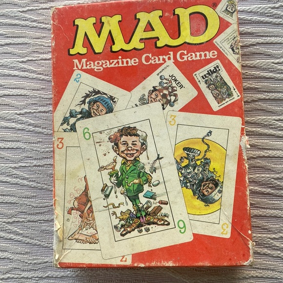 Parker Brothers | Other | Vintage Madd Card Game | Poshmark